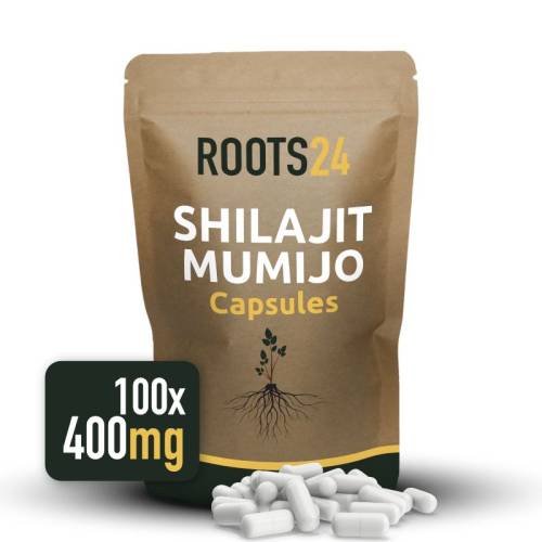 Shilajit Mumijo 400mg Capsules - 100x Online-Shop | Roots24